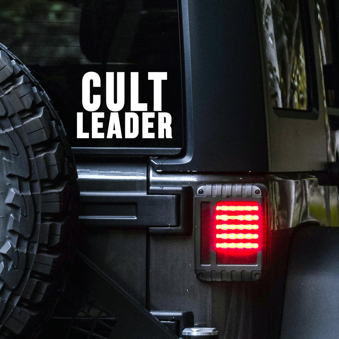Cult Leader Vinyl Decal Sticker | Cult Stickers | Vinyl Sticker for ...