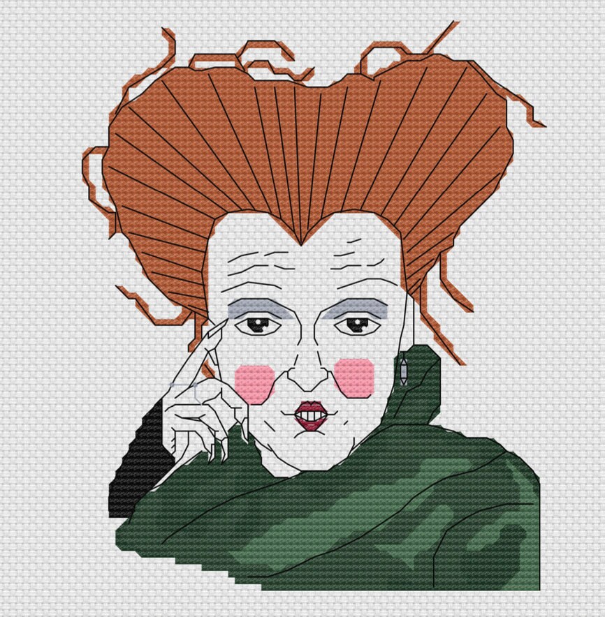 Wini Hocus Pocus Digital Cross Stitch Pattern - Etsy