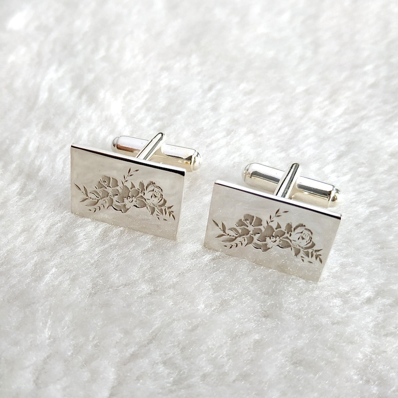 Engraved Cufflinks - Etsy