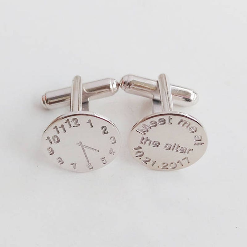 Clock Cufflinks - Etsy