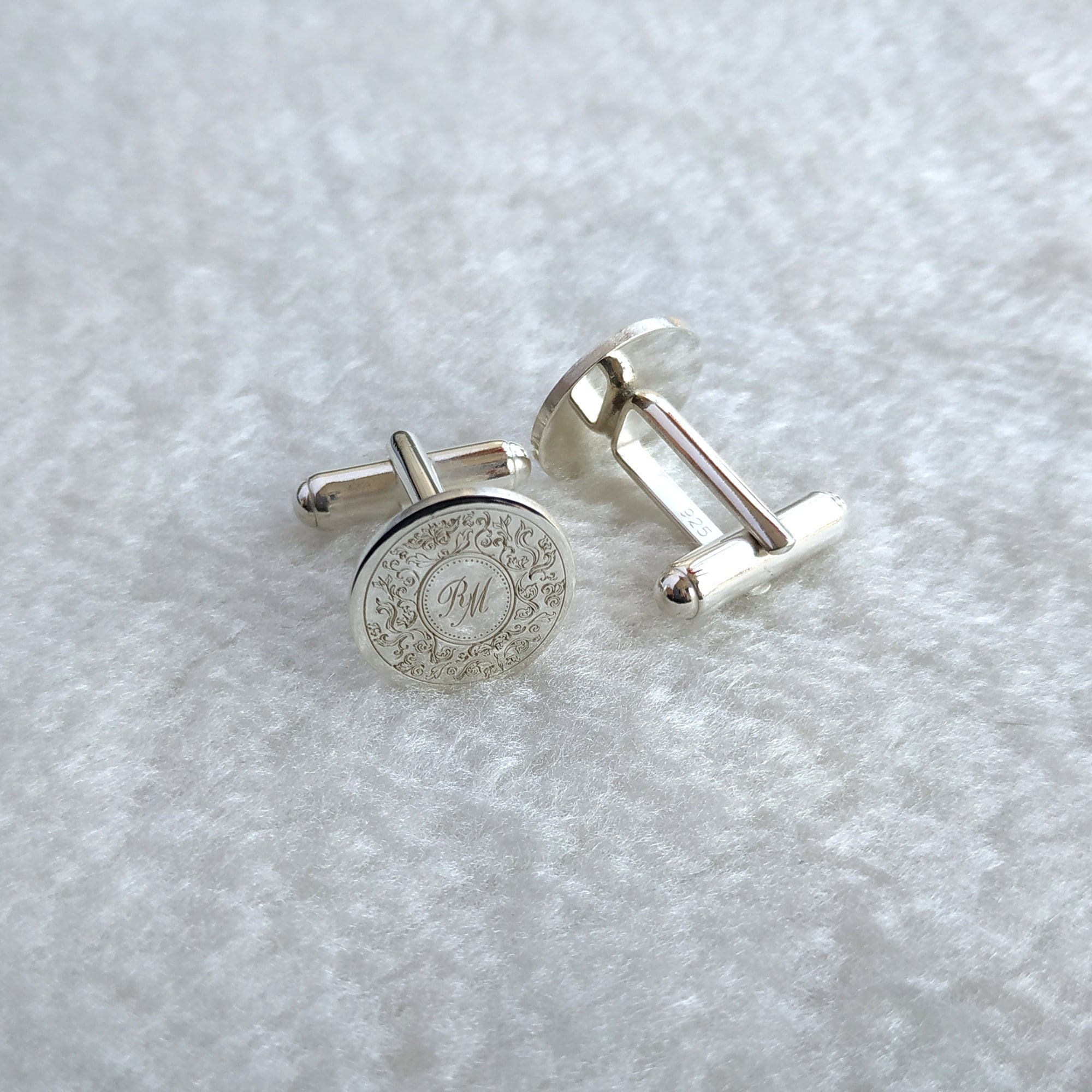 Wedding Initials Date Cufflinks,wedding Logo Cufflinks,custom Logo ...
