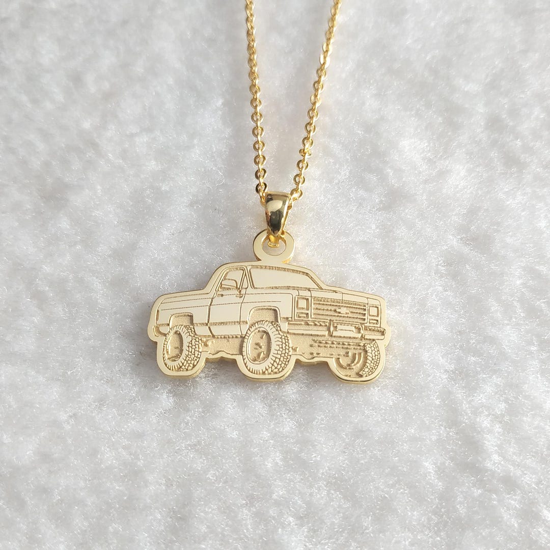 Pickup Necklace,truck Driver Necklace,custom Car Necklace,special Dream ...