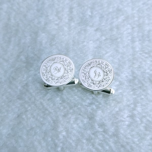 Special Logo Cufflinks,wedding Initials Date Cufflinks,wedding Logo ...