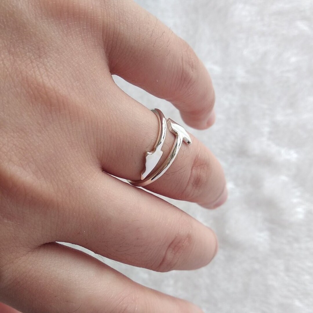 Two States Ring,best Friend Ring,personalized Any States Ring,double ...