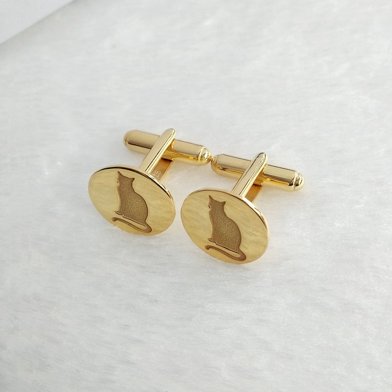 Kitty Cat Cufflinks,custom Pet Cufflinks,cat Cufflinks,personalized Pet ...