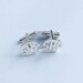 Three Initials Monogram Cufflinks,personalized Wedding Cufflinks ...