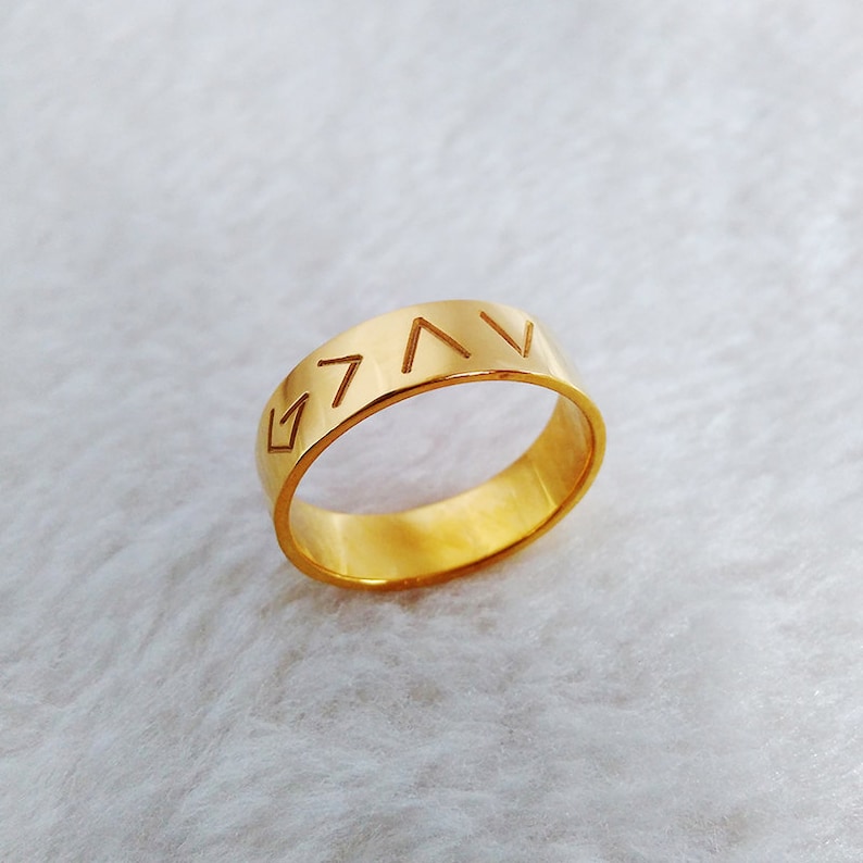 Engraved Christian Ring Goldgod is Greater Than the Highs and - Etsy