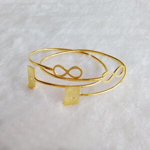 States and Infinity Bracelet,personalized State Bracelet,three States ...