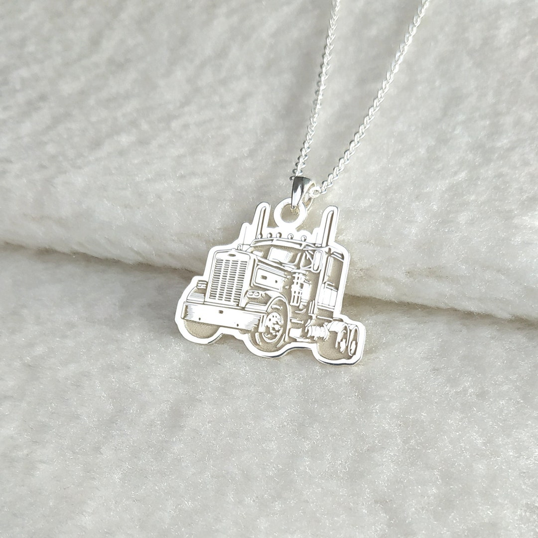 Custom Personalized Truck Necklace,truck Driver Necklace,custom Car ...