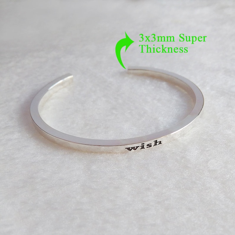Open Cuff Braceletpersonalized Silver Cuff Braceletsilver - Etsy