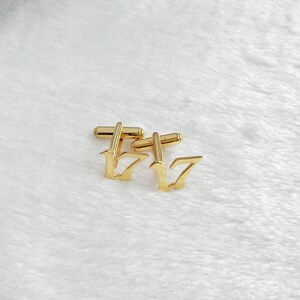 Gold Number Cufflinks,personalized Numeral Cufflinks,any Special ...