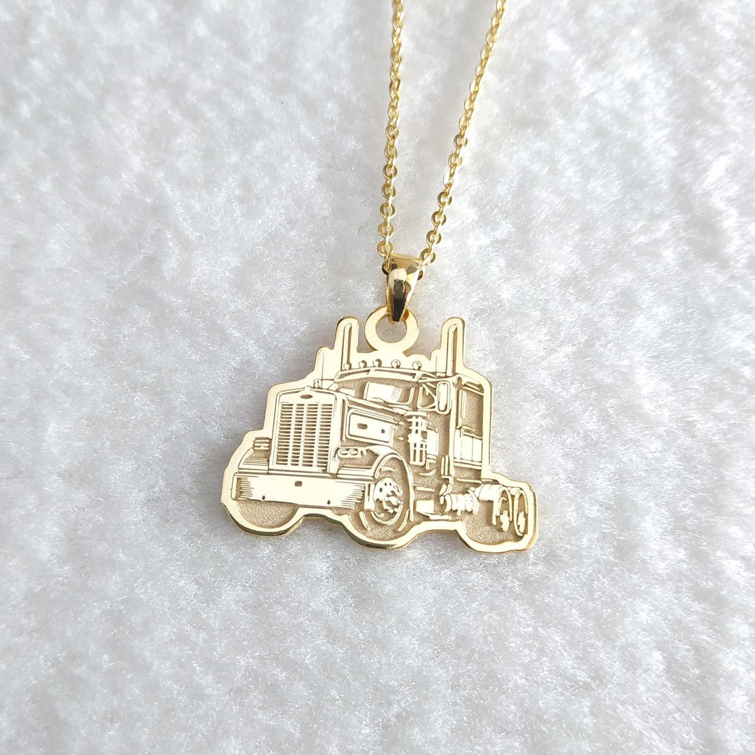 Personalized Truck Necklace,custom Truck Driver Necklace,custom Car ...