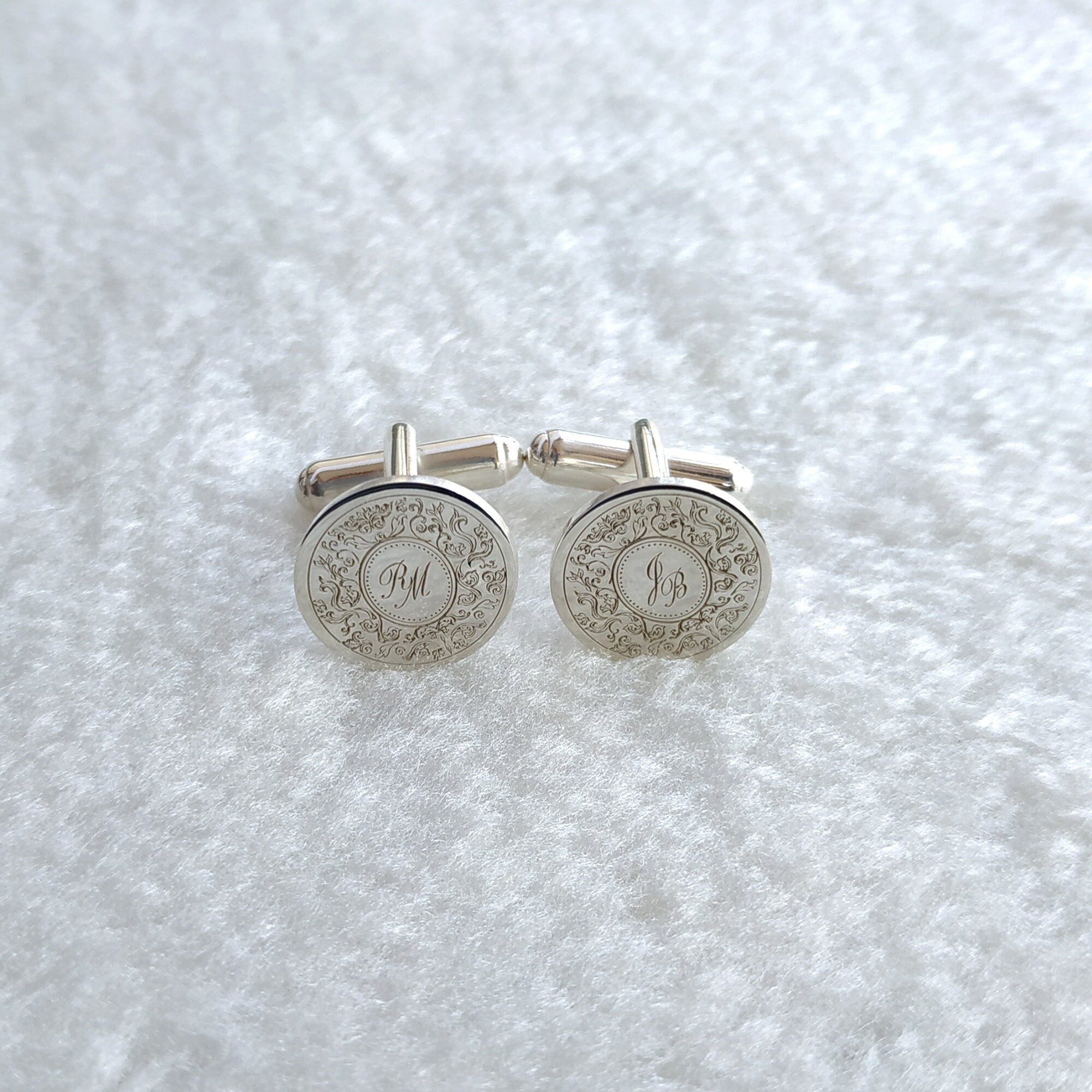 Wedding Initials Date Cufflinks,wedding Logo Cufflinks,custom Logo ...