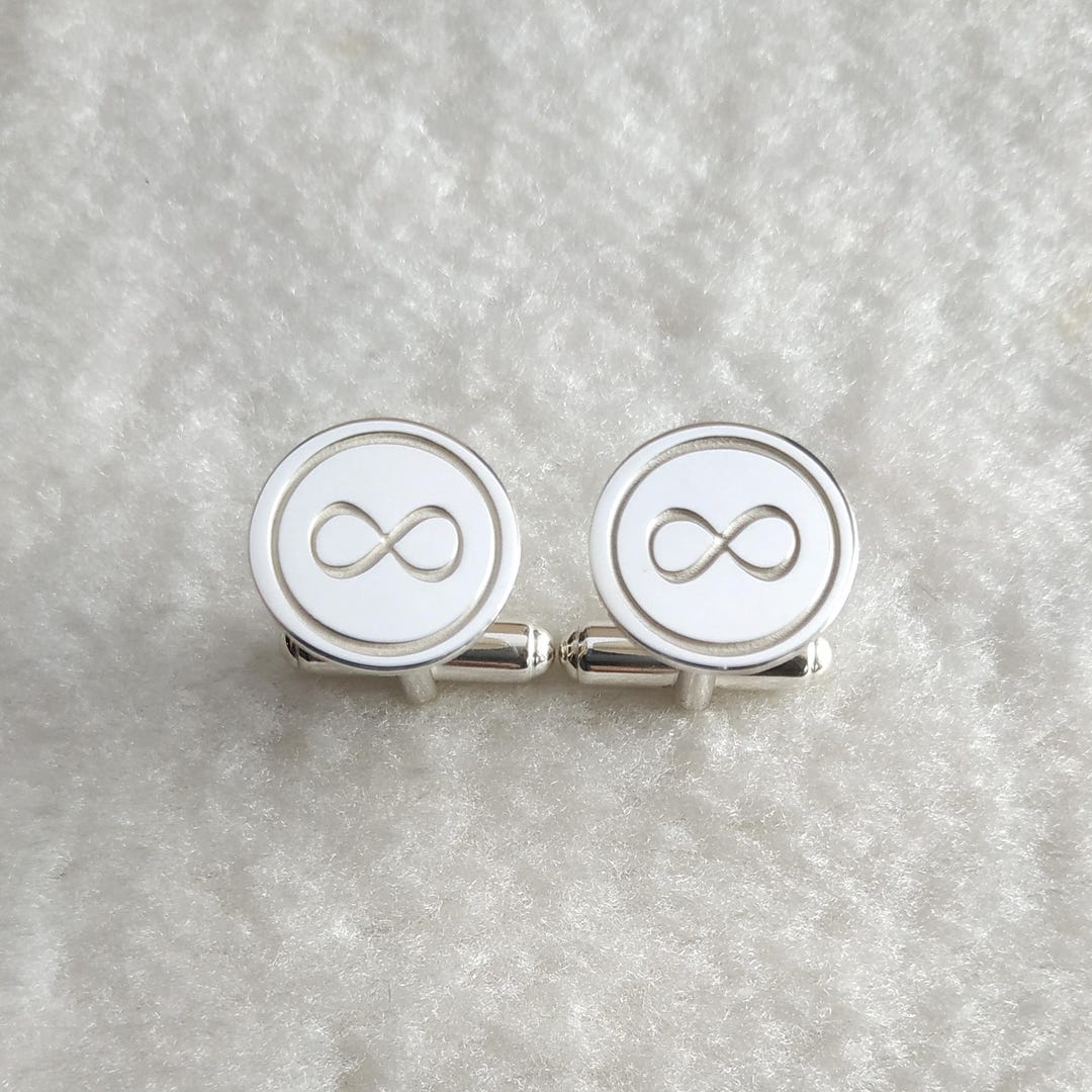 Custom Infinity Symbol Cufflinks,mathematician Cufflinks,personalized ...