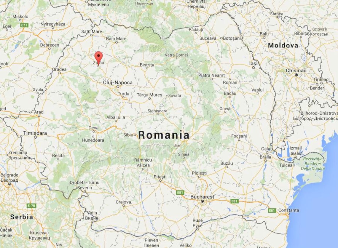 Gold Romania Necklaceromania Charm Necklacecustom Any | Etsy