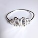 Monogram Bracelet,3 Initial Monogram Bracelet,custom Bracelet,1.5 Inch ...
