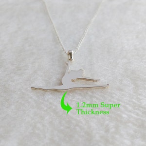 Ballet Dancer Necklace,dancer Jumping Necklace,personalized Dancer ...