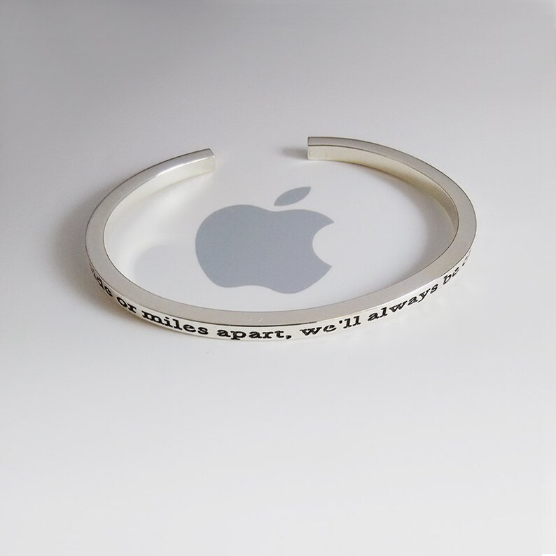 Open Cuff Braceletpersonalized Silver Cuff Braceletsilver - Etsy