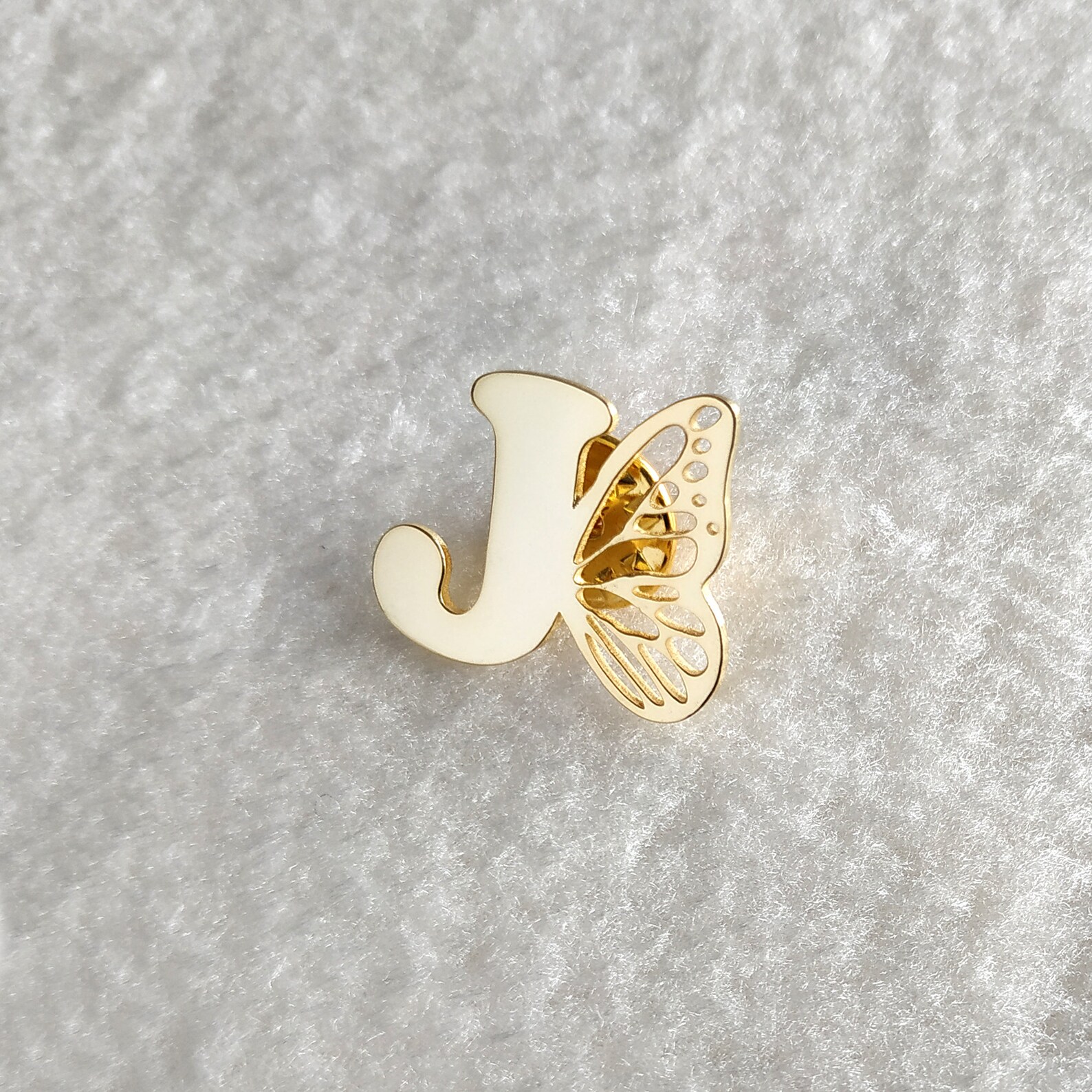 Butterfly Lapel Pins,personalized Butterfly Letter Lapel Pin,custom ...
