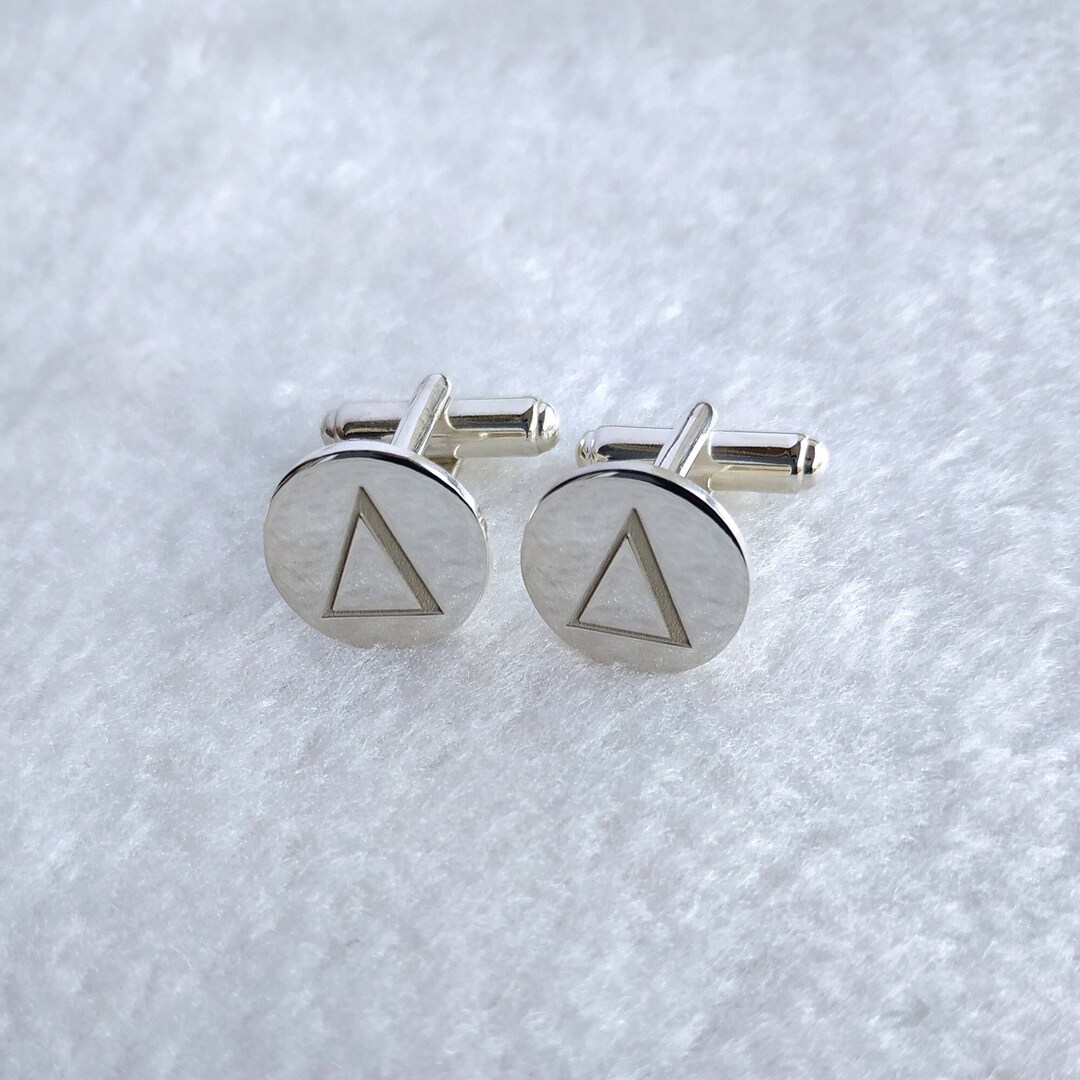 Delta Cufflinks,sigma Cufflinks,psi Cufflinks,custom Greek Letters ...
