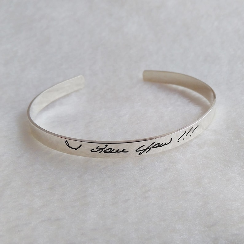 Signature Cuff BraceletPersonalized Open Cuff | Etsy
