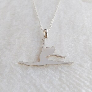 Ballet Dancer Necklace,dancer Jumping Necklace,personalized Dancer ...