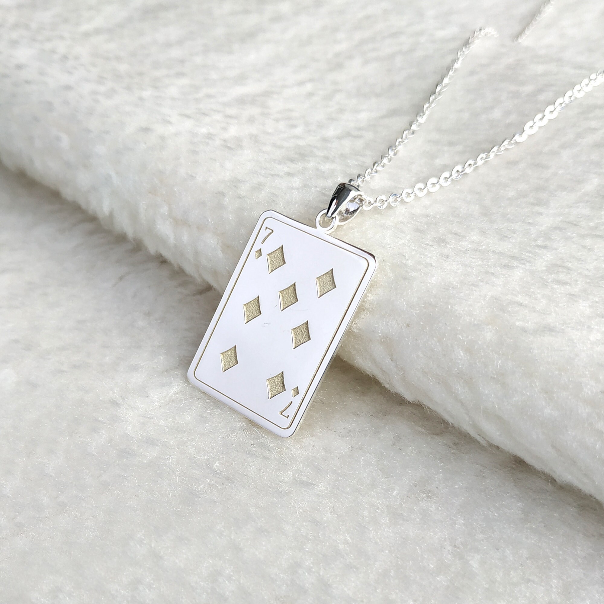 Ace of Diamonds Necklace,ten of Hearts Necklace,six of Clubs Necklace ...