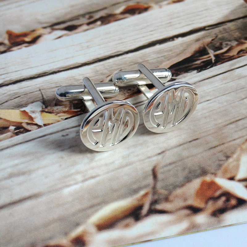 Monogram Cufflinks - Etsy