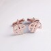Three Initials Monogram Cufflinks,personalized Wedding Cufflinks ...