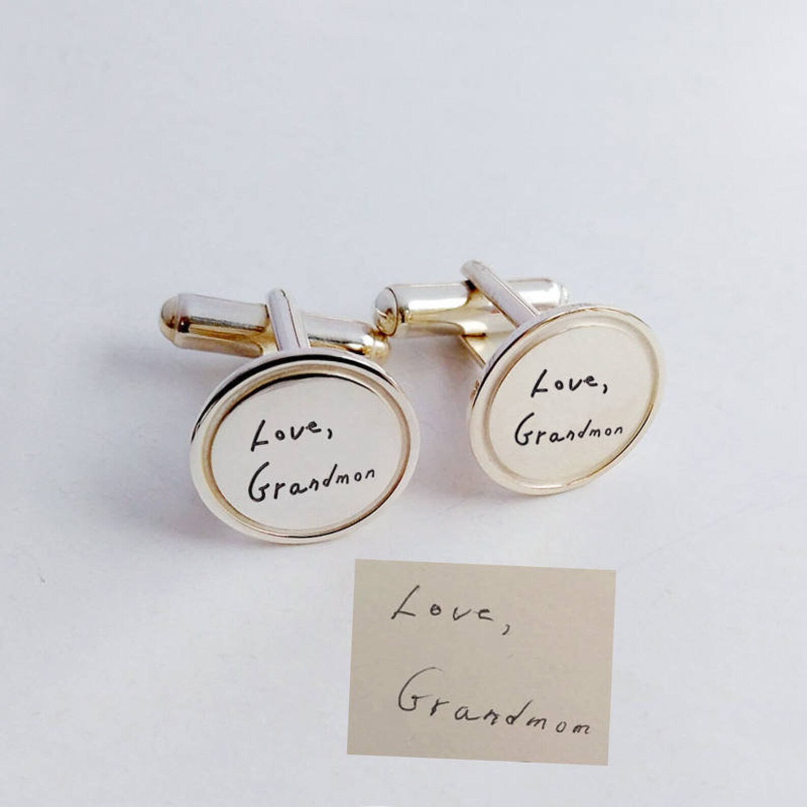 Signature Cufflinks,handwriting Wedding Cufflinks,personalized ...