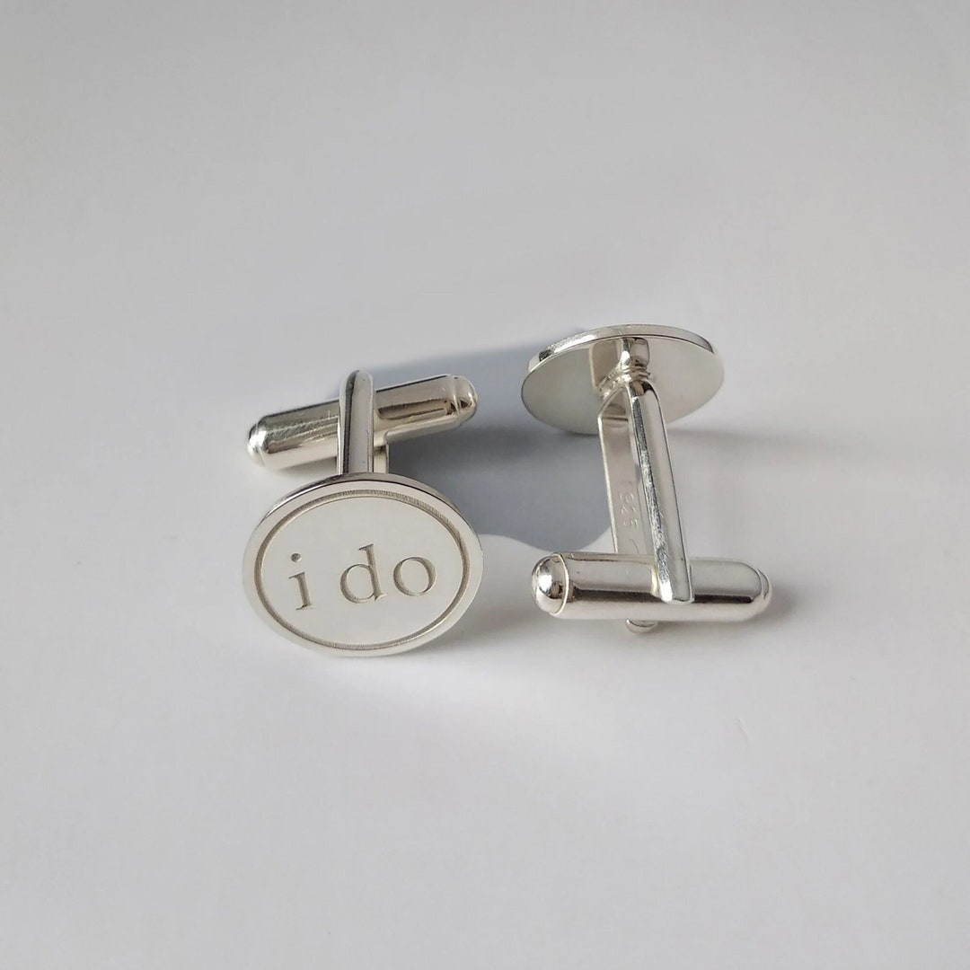 I Do and Date Cufflinks,i Do Cufflinks,personalized Wedding Cufflinks ...