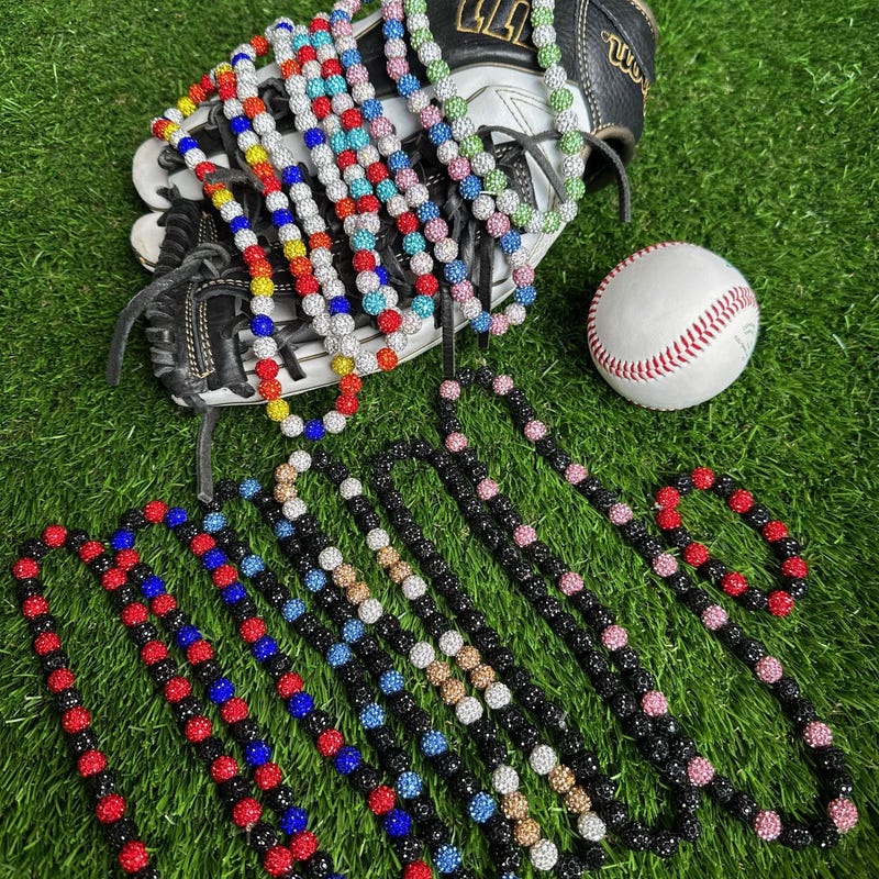 Drip Baseball Necklace - Etsy