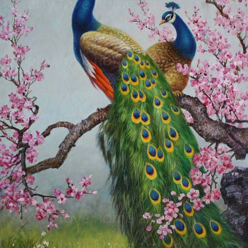 Plum Peacock - Etsy