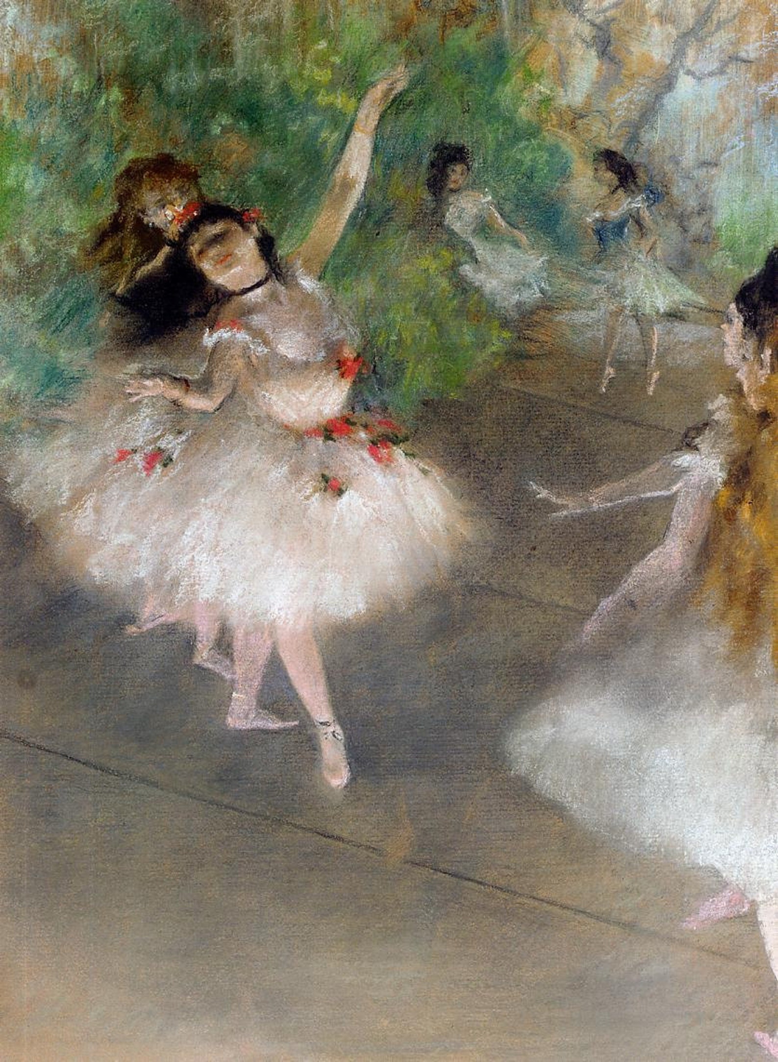 High Quality Hand Painted Edgar Degas Dancers in White Oil Painting ...