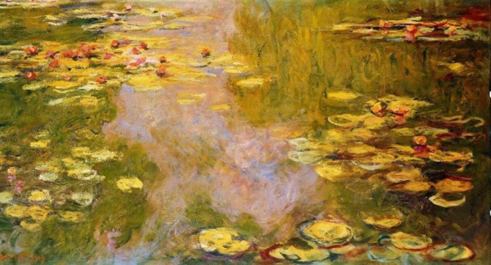 The Water-lily Claude Monet High Quality Hand-painted Oil | Etsy