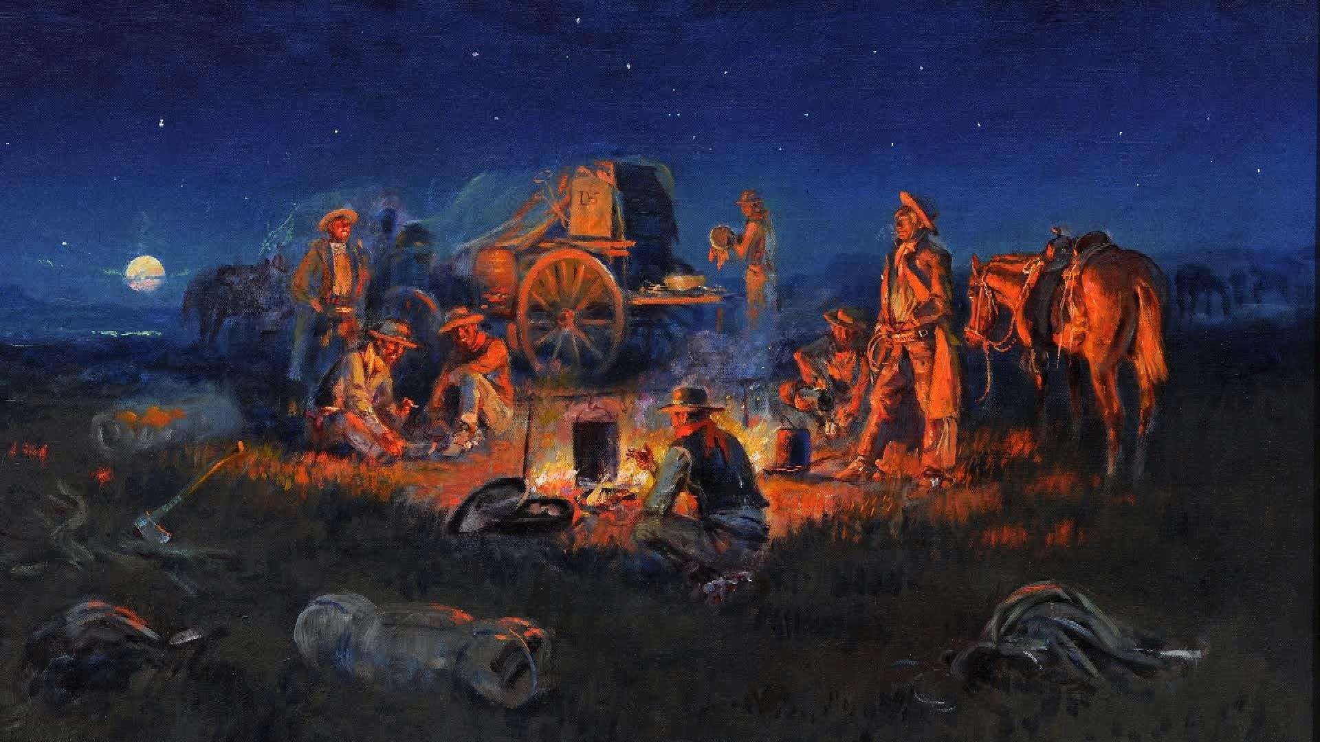 Charles M. Russell Laugh Kills Lonesome, the Most Famous of Russell's ...