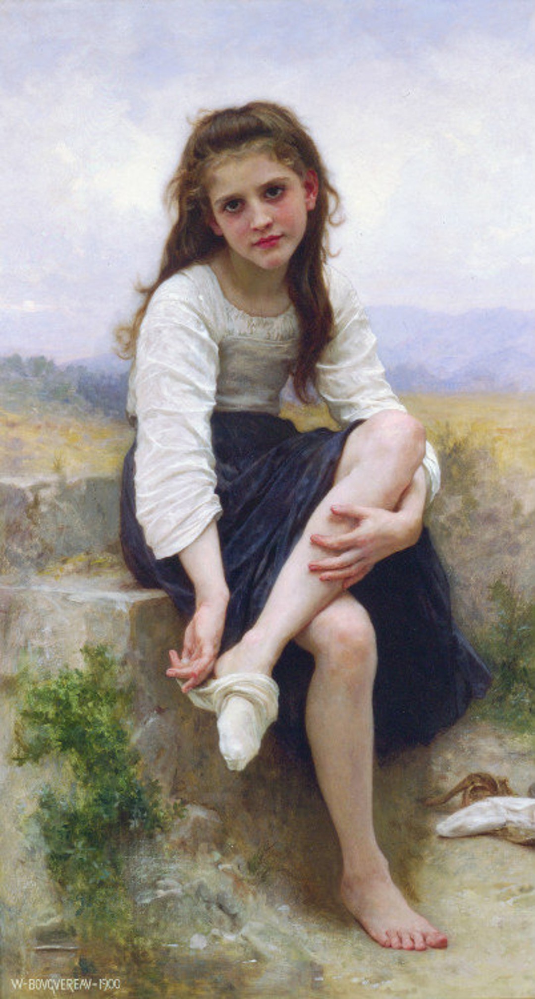 Avant Le Bain - William-adolphe Bouguereau High Quality Hand-painted ...