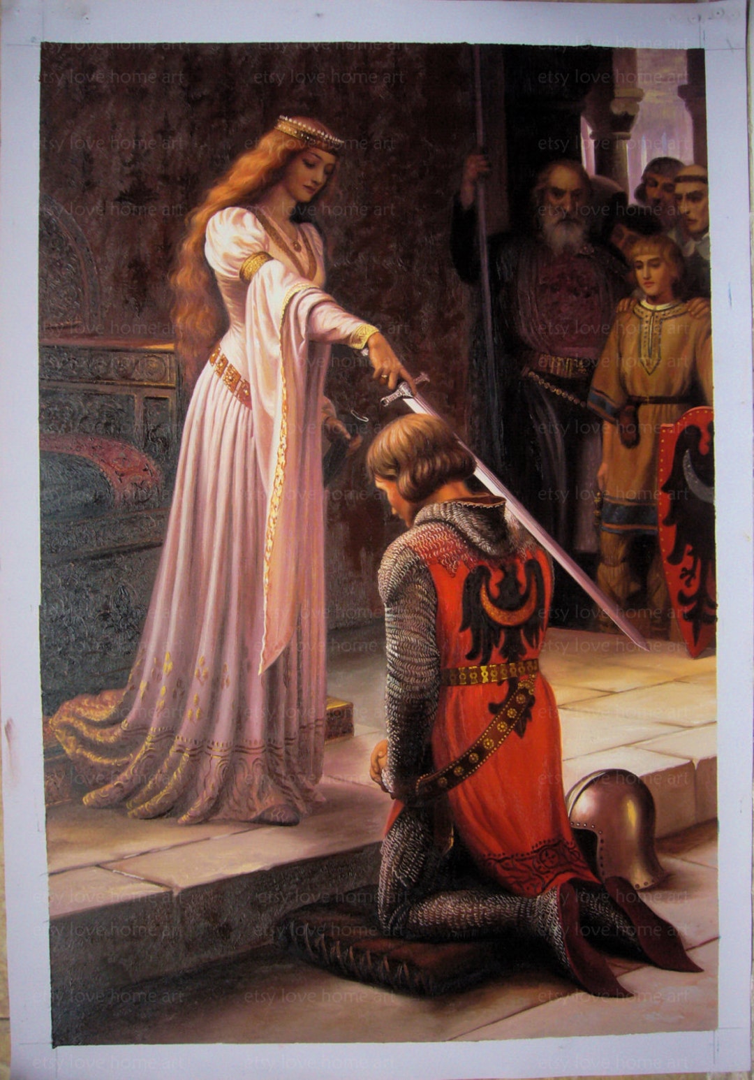 High Quality Hand Painted Oil Painting for Sale the Accolate by Edmund ...