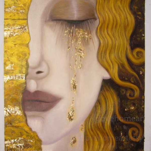 Golden Painting - Etsy