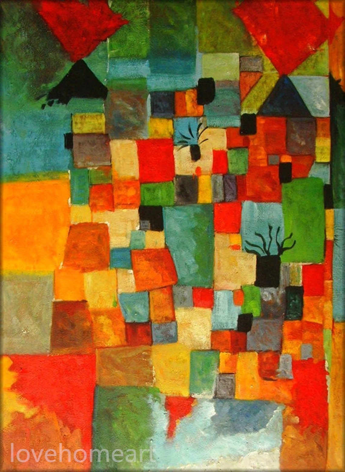 Paul Klee's Southern Garden Repro Paul Klee Hand-painted - Etsy