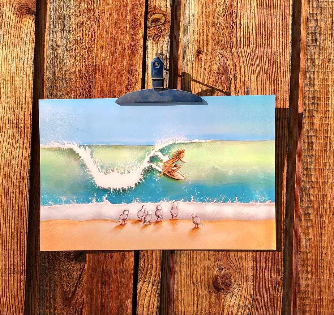 Poster Series - Carson’s New Board - Etsy