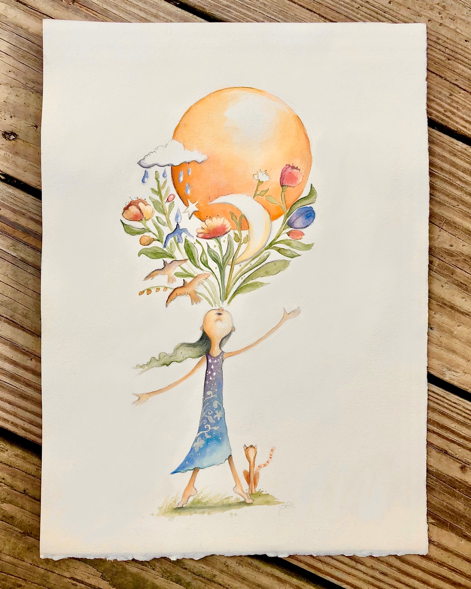 Springtime Art Print - Etsy