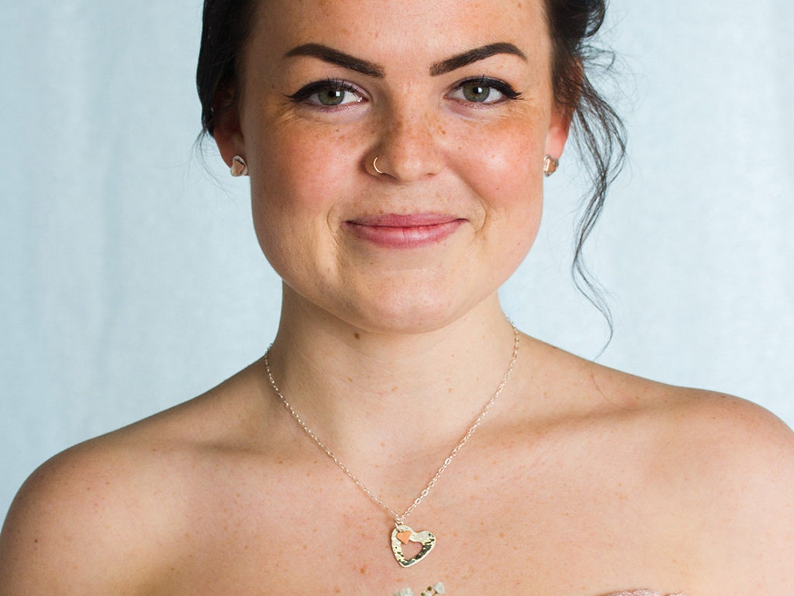 Birthday Gift Heart Stud Earrings Heart Earrings Gift for - Etsy