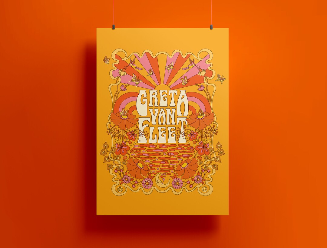 Retro GVF Poster - Etsy