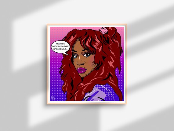 SZA / Love Galore Art Print Comic | Etsy