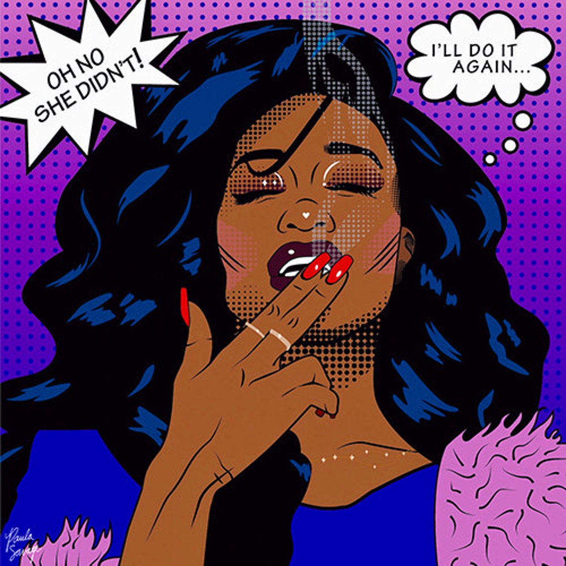 SZA Art Print Comic Bundle - Etsy