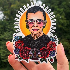 Ruth Bader Ginsburg / Notorious RBG Sticker - Etsy