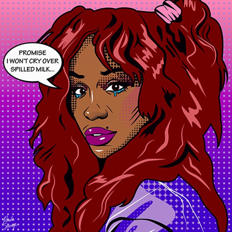 SZA Art Print Comic Bundle | Etsy