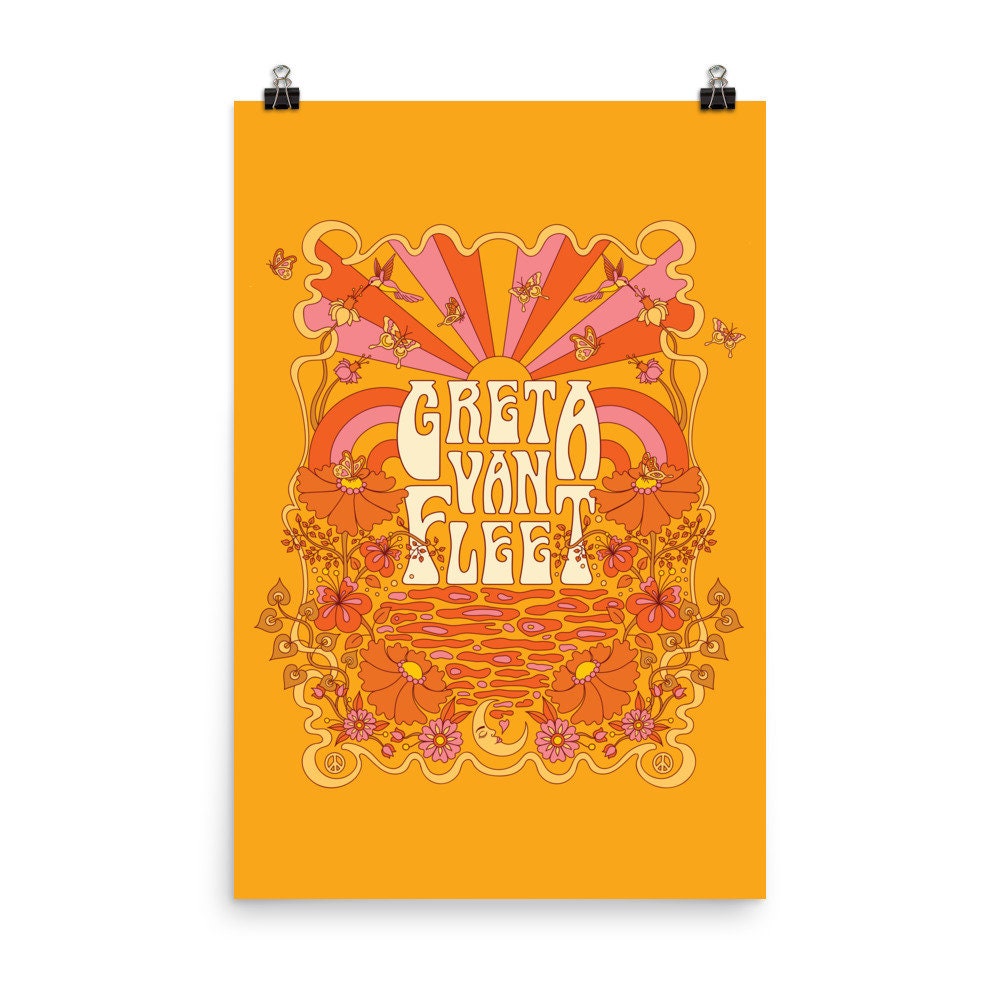 Retro GVF Poster - Etsy