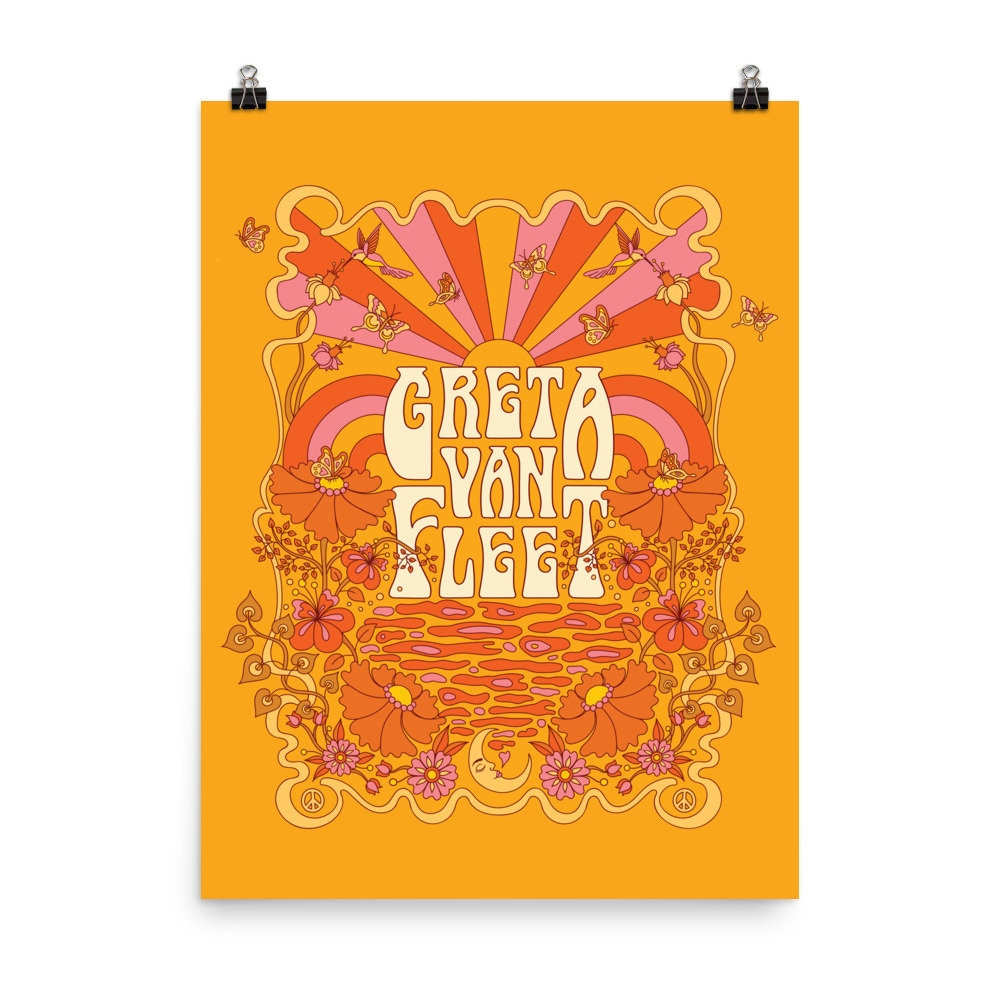 Retro GVF Poster - Etsy
